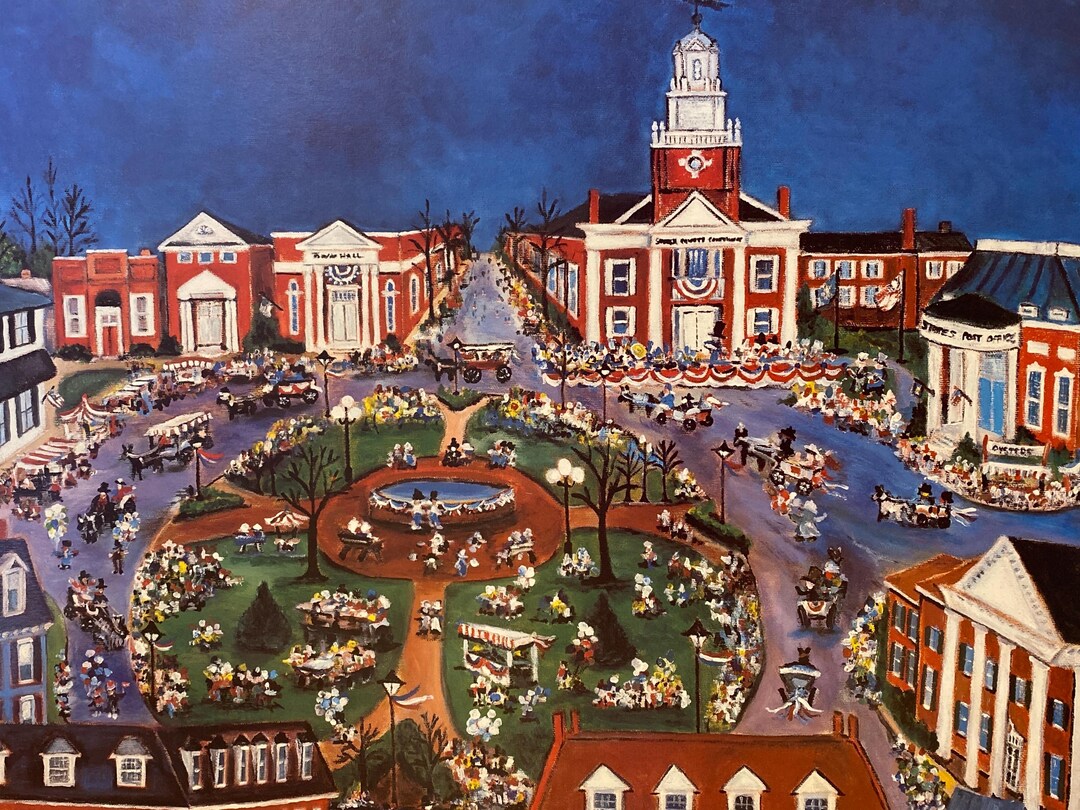 Delaware Art Print: Georgetown Return Day Parade - Limited Edition - Etsy