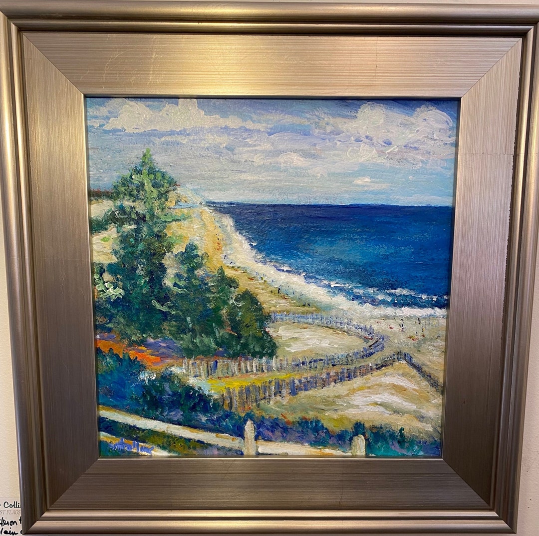 Heron Point at Cape Henlopen. Plein Air Acrylic Painting Done Over ...