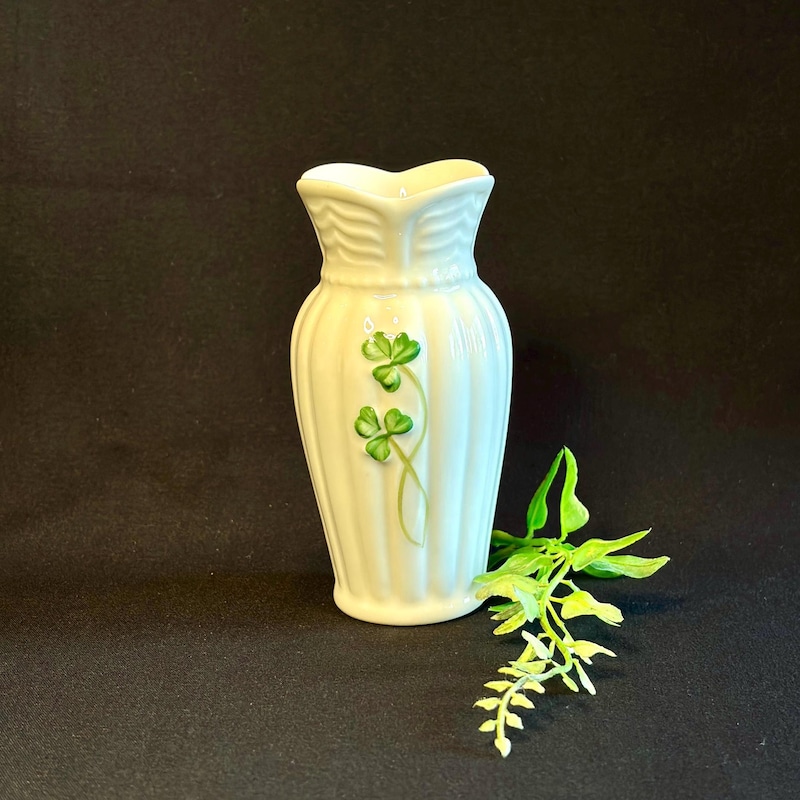 Vintage Belleek Vases - Etsy