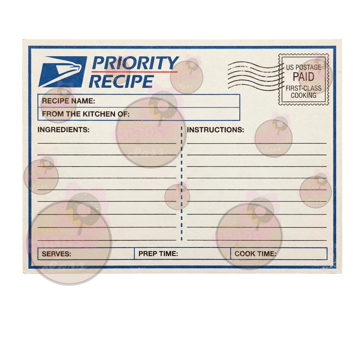 USPS Recipe Cards | Handwritten Recipes | Housewarming Gift | Stylish ...