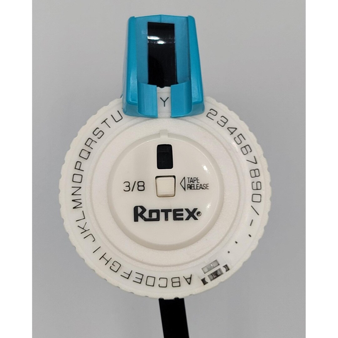Vintage Small ROTEX Hand Emboss Label Maker 3/8" 9.5mm Blue - Etsy