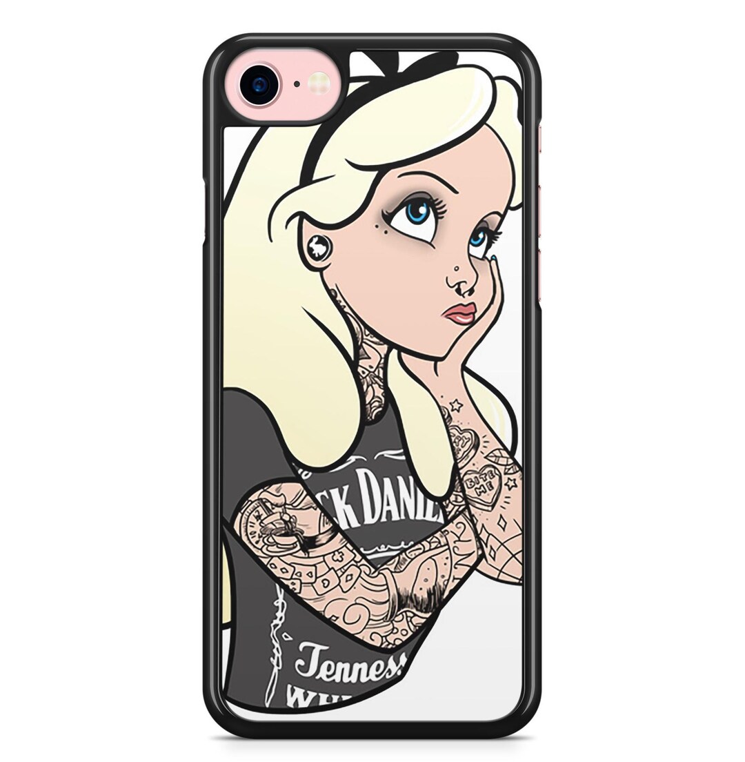Alice in Wonderland Disney Tattoo Punk Emo Rebel Emo iPhone and Samsung ...