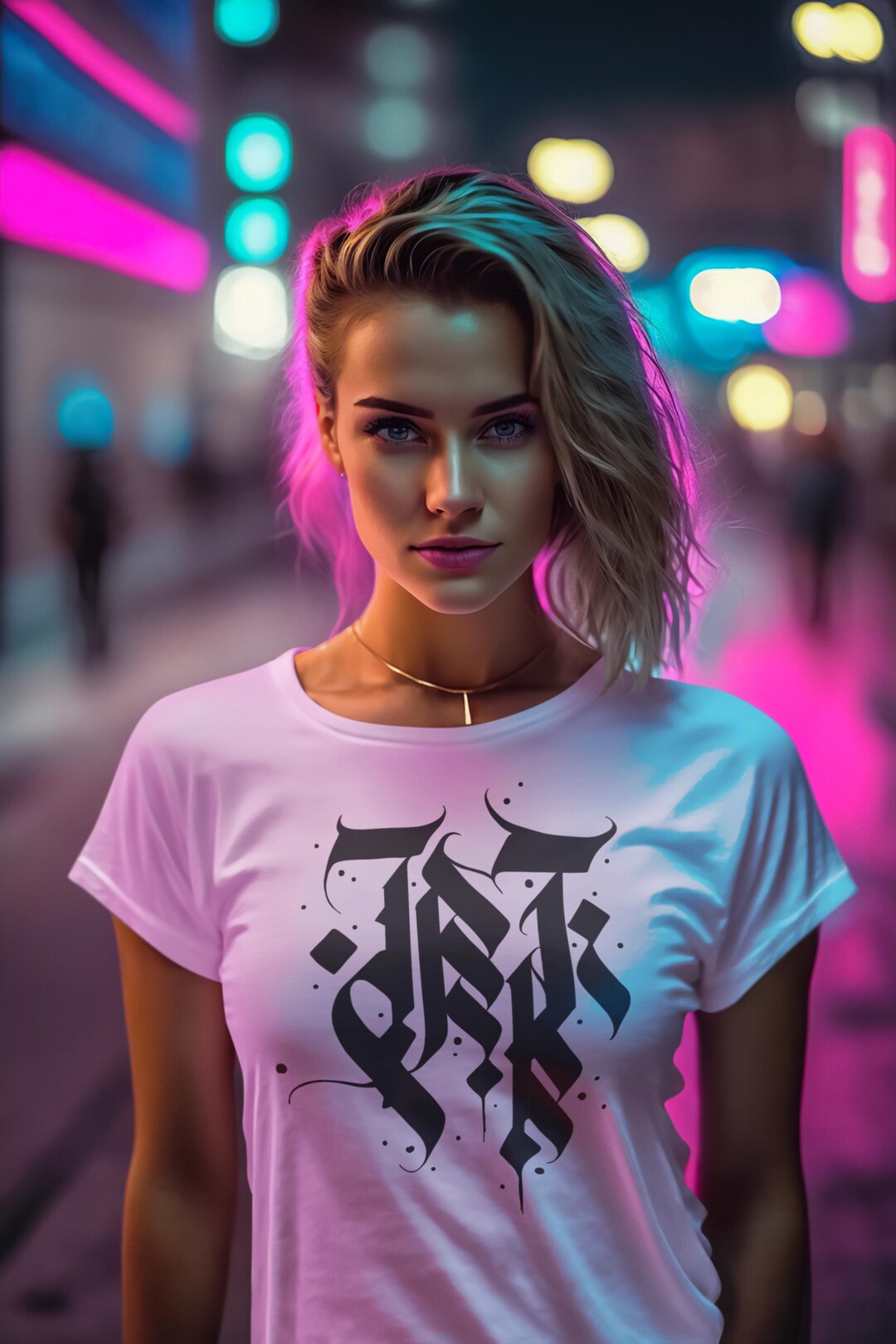 Chicano Gothic Initial T-shirt | Personalized Old English Monogram Tee ...