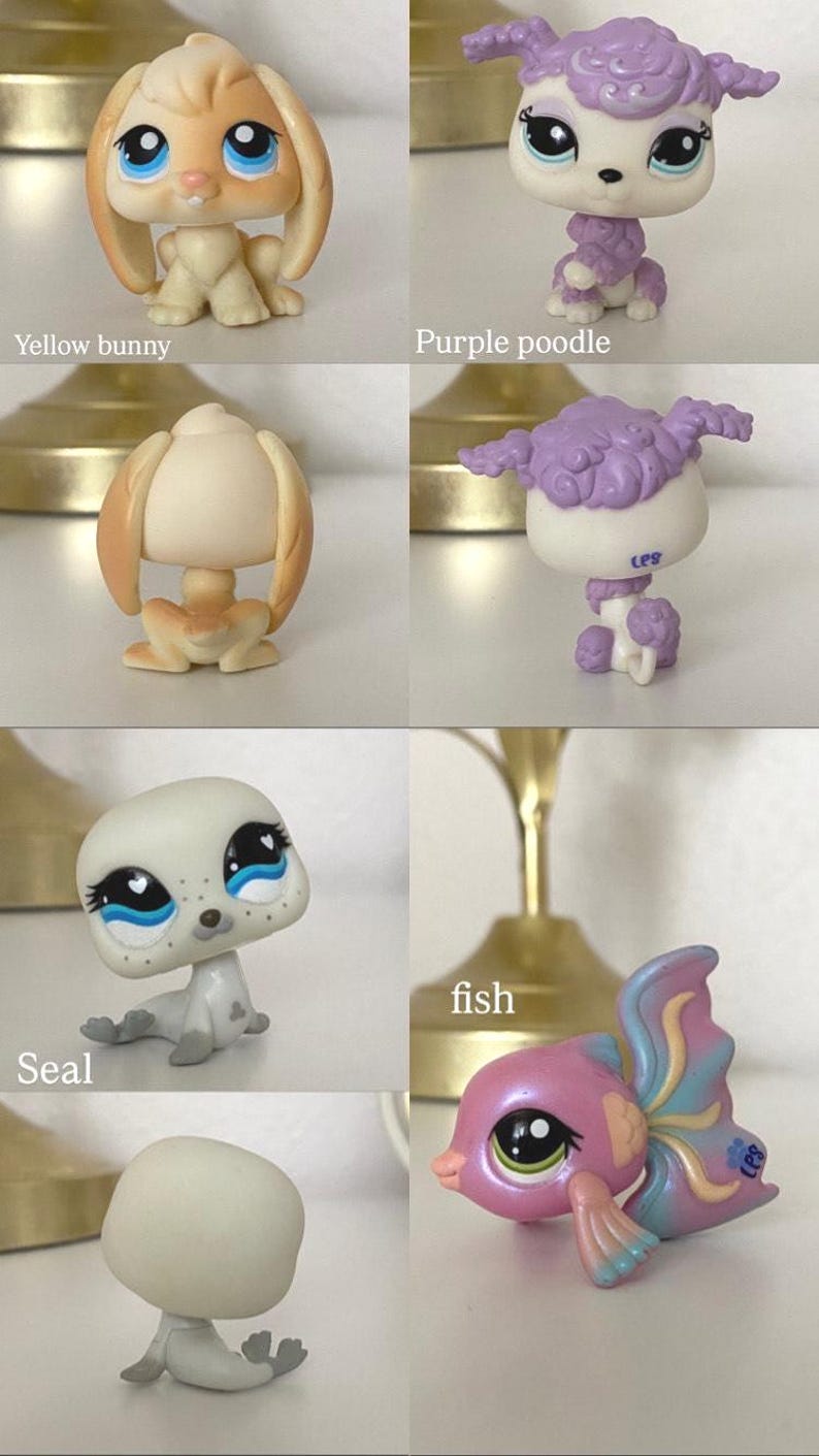 Littlest Pet Shop "pick Your Pet" Toys, Great Condition LPS, Many Cat ...
