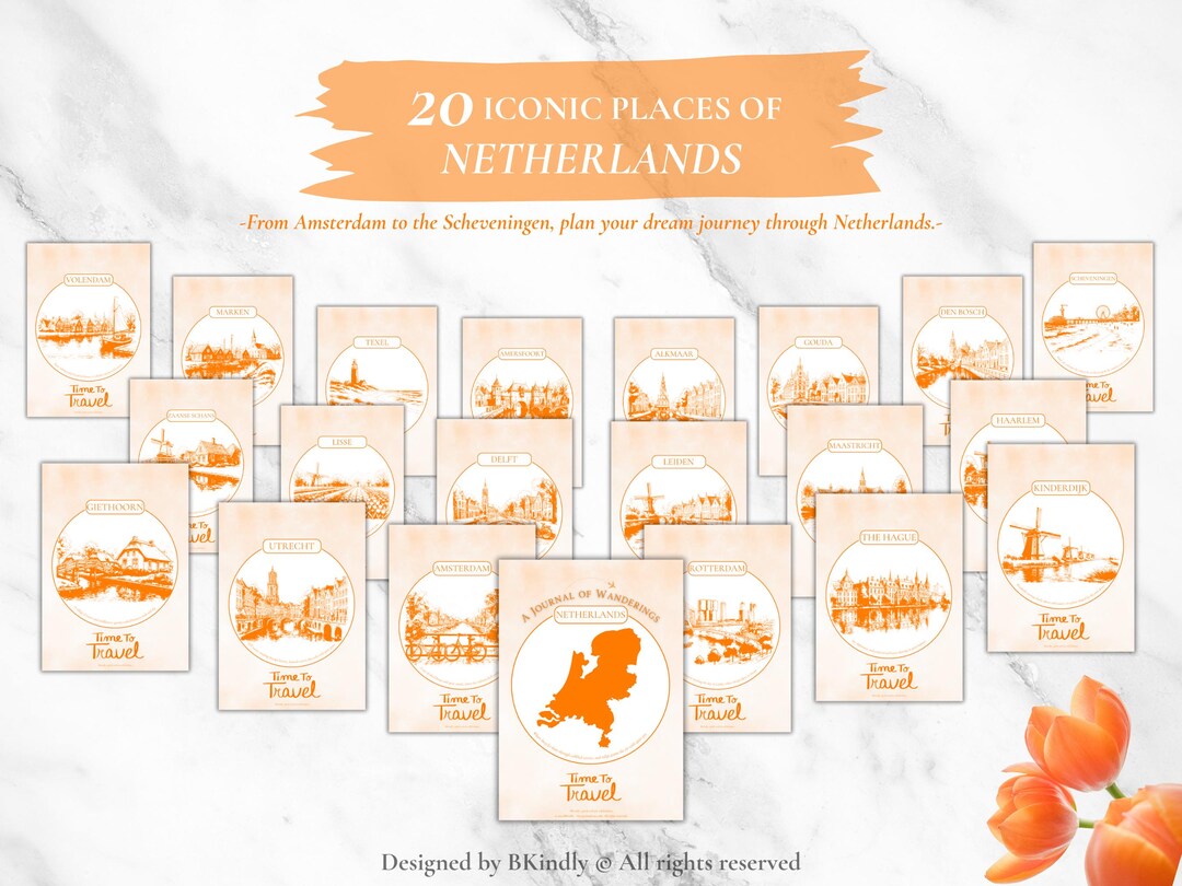 Netherlands Travel Planner A4 – Digital Download, Goodnotes & Printable ...
