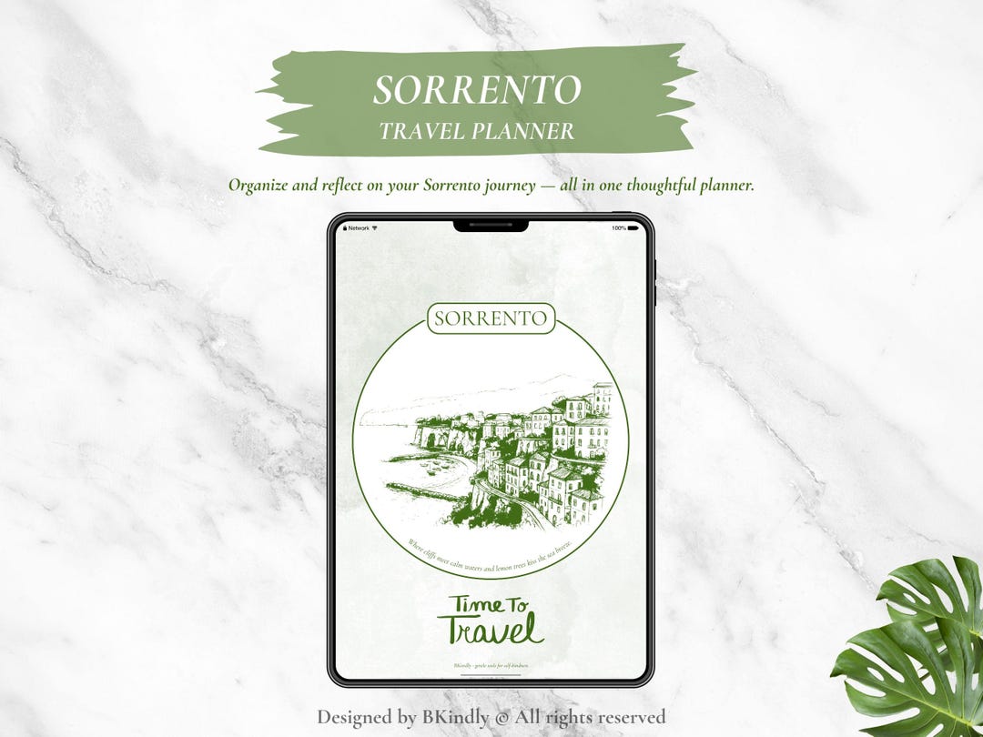 Sorrento Travel Journal – A4, A5, US Letter | Digital PDF Download ...