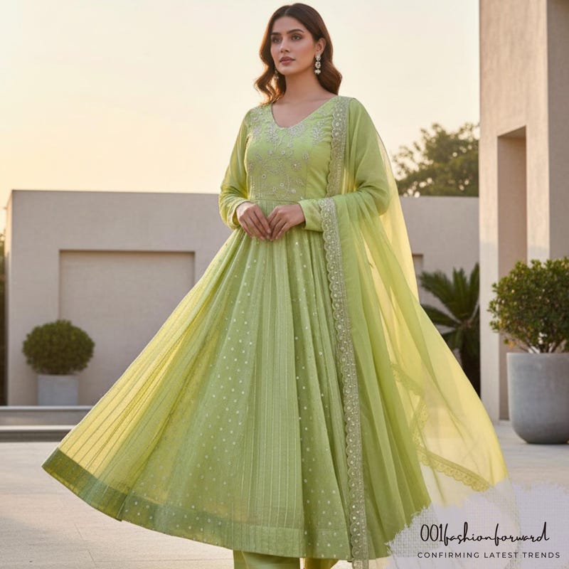 Anarkali Party Wear Suit - Etsy