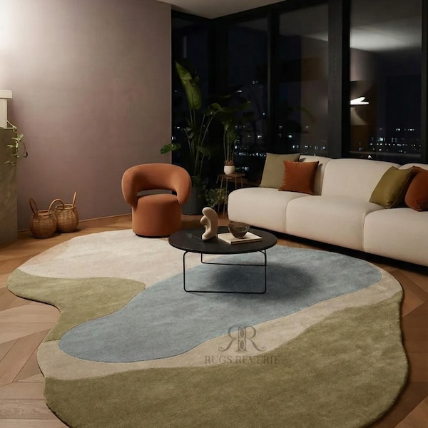 Moroccan Irregular Rug - Etsy UK