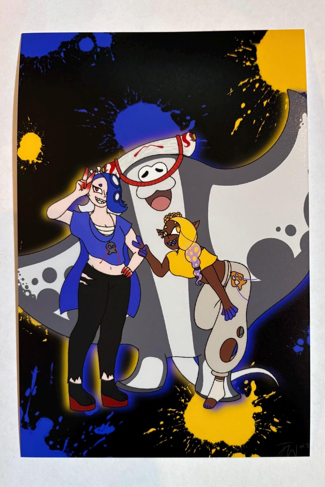 Splatoon - Deep Cut Print - Etsy