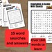 Arabic Word Search Puzzles, 15 Printable Word Searches and Answers ...