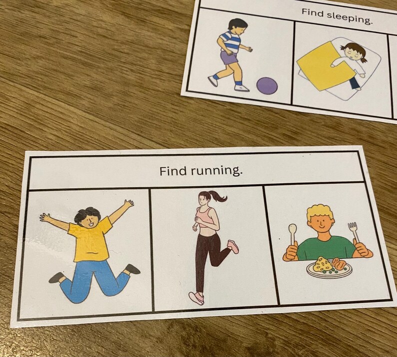 Verbs/actions Task Cards, 102 Verbs Task Cards, Speech & Language ...