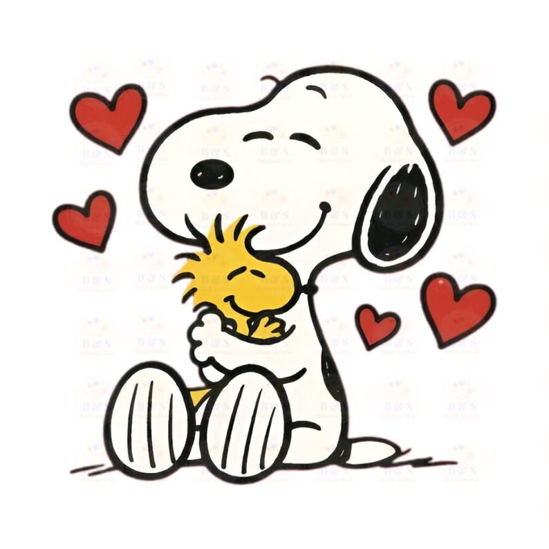 Snoopy Mucho Amor Peanuts Corazones Diseño Png Pdf Cmyk Svg Jpg ...