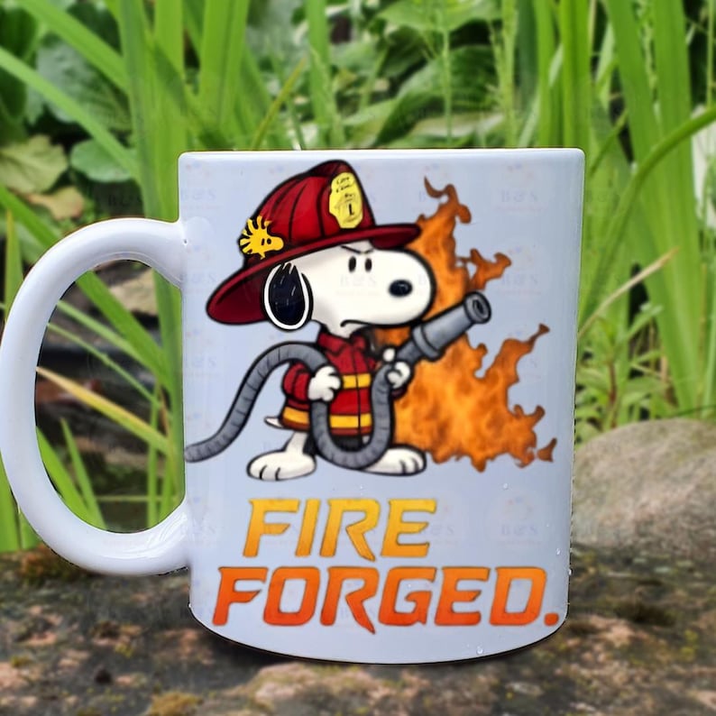Firefighter Snoopy and Bird Png Pdf Cmyk Svg Jpg File 3375x3375 - Etsy