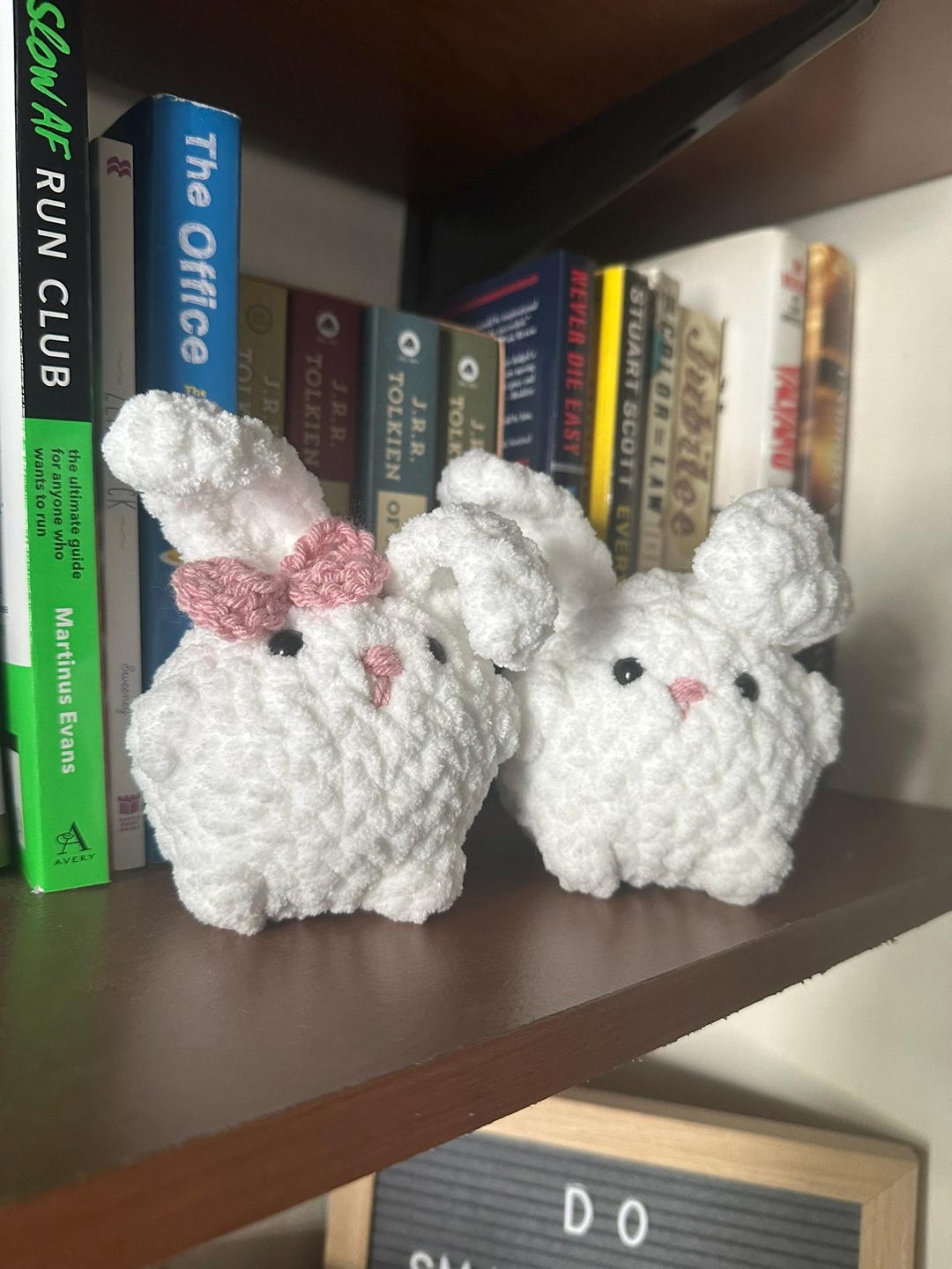 Bun and Jovi – Handmade Crochet Bunny Rabbits | Chenille Yarn Plushies ...