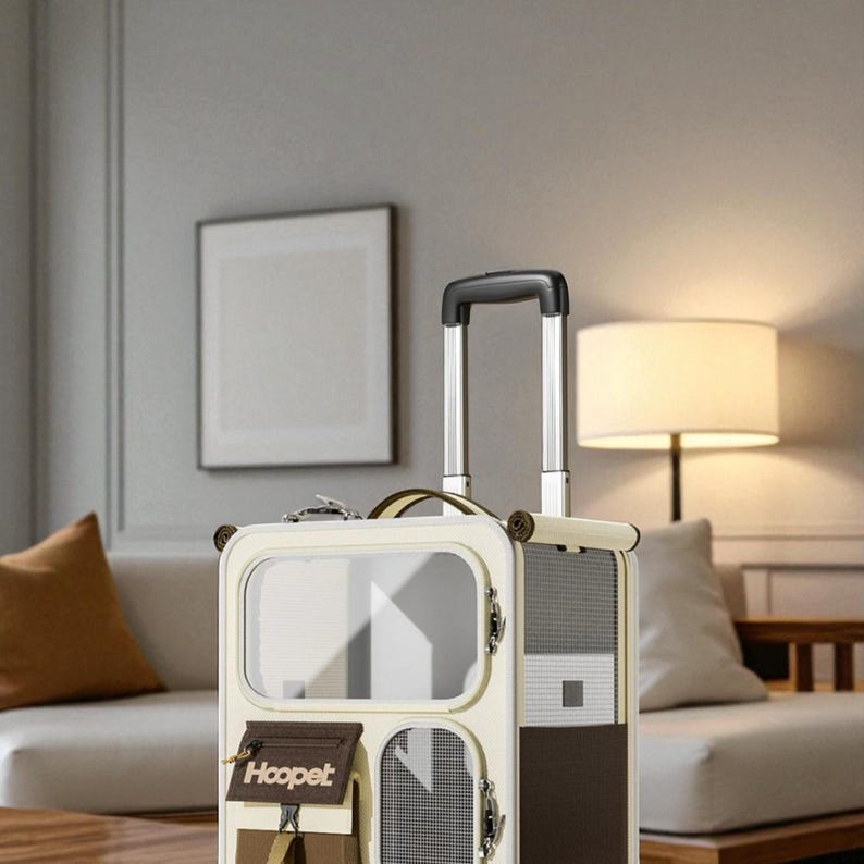 Wheeled Pet Carrier Backpack With Clear Window – Airline Approved ...