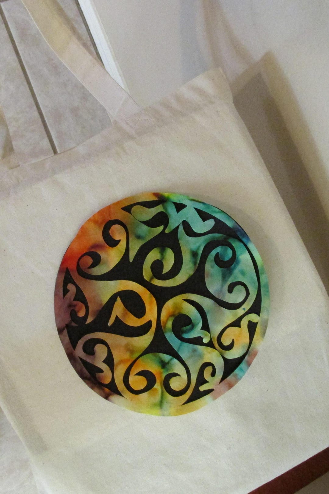 Circle of Life Celtic Large Black or Off-white Bag. or Just the Patch ...