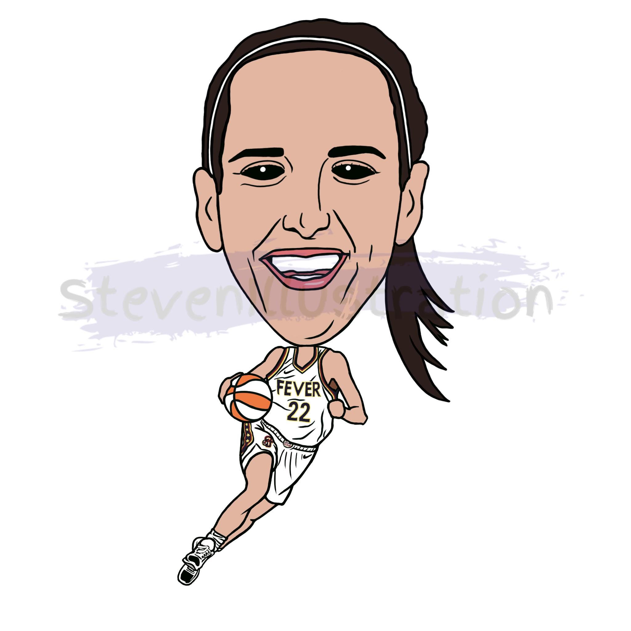 Caitlin Clark Indiana Fever PNG Graphic - Etsy