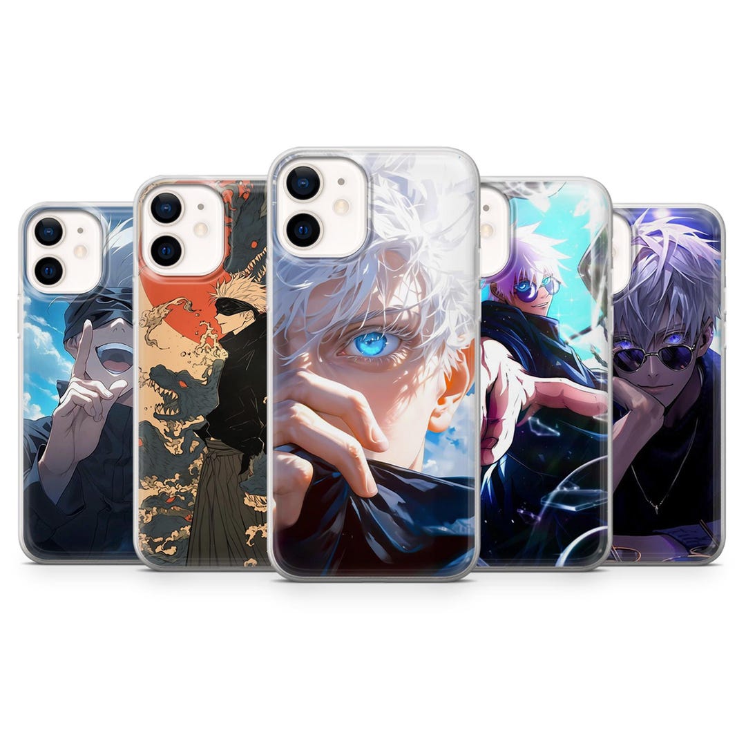 Gojo Satoru Phone Case Jujutsu Anime Cover Fit for iPhone 16E 15 14 13 ...