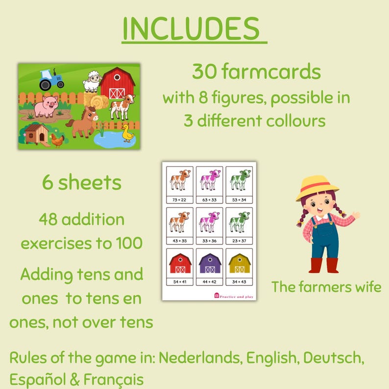 Additions to 100 I Adding Tens and Ones to Tens and Ones, Not Over Ten ...