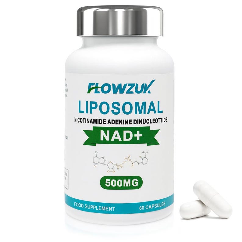 Liposomal NAD+ 500mg | Nicotinamide Supplement | 60 Capsules | UK Made ...