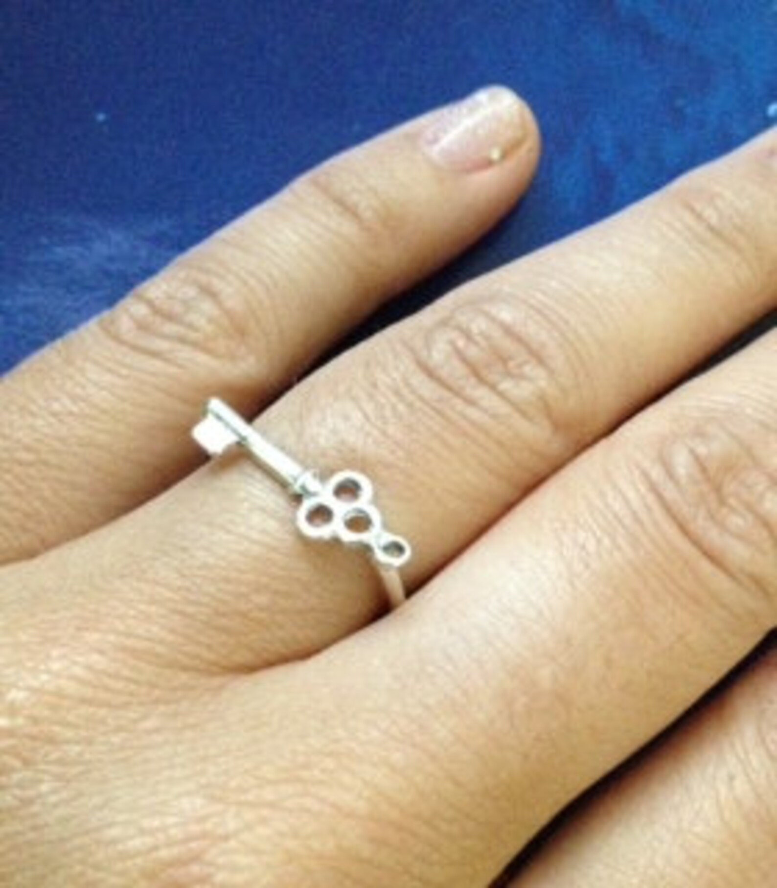 Skeleton Key Ring - Etsy