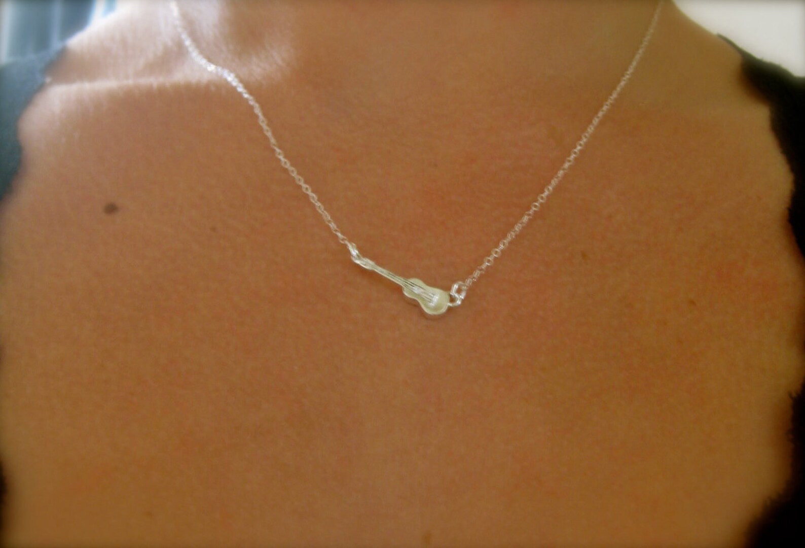 Ukulele or Guitar Necklace - Etsy