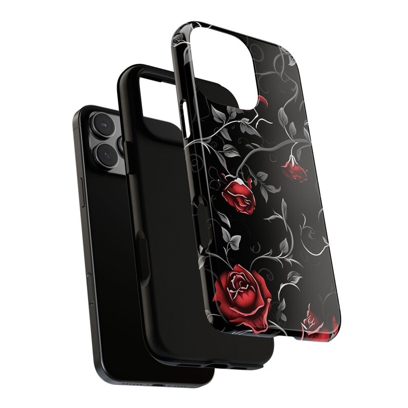 Mystical Red Roses Tough Phone Case - Compatible With Iphone, Samsung ...