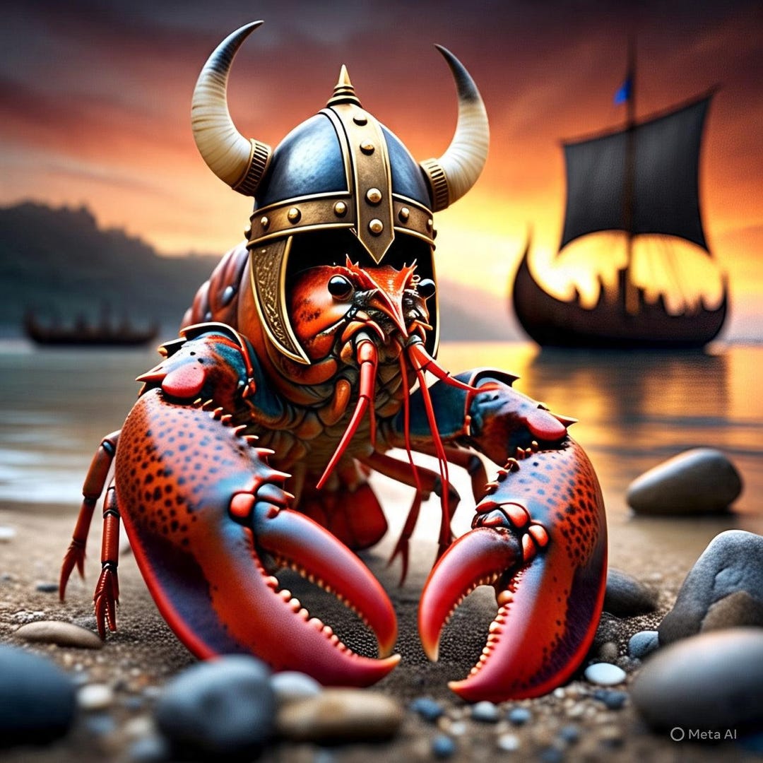 Medieval Knight Lobster - Etsy