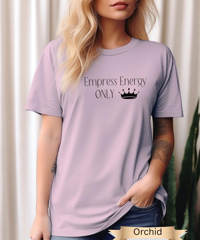 Empress Energy Graphic Tee: Empowered Woman, Crown Design - Etsy