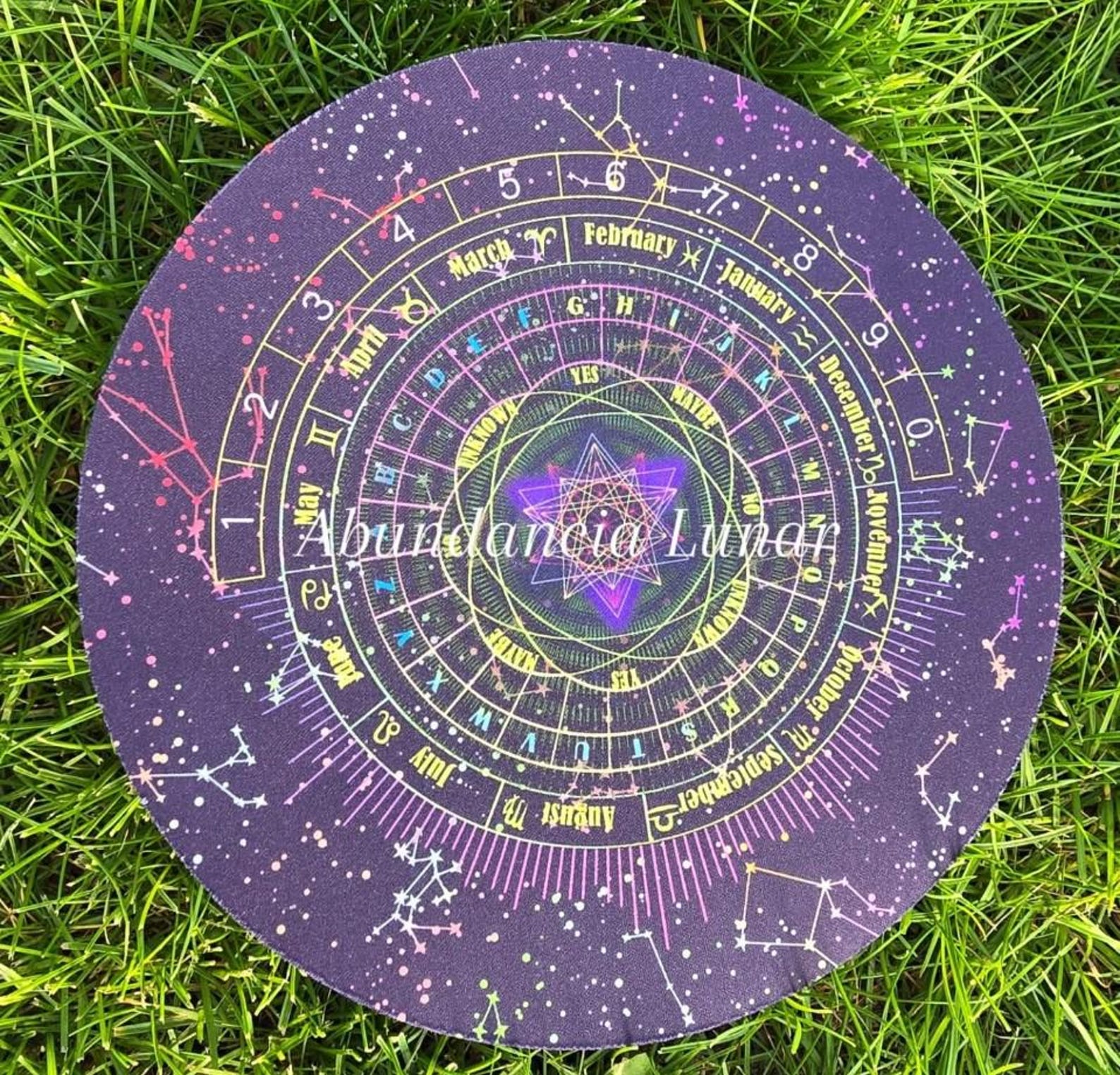 Astrology Pendulum Board – Circular Divination Tool - Etsy