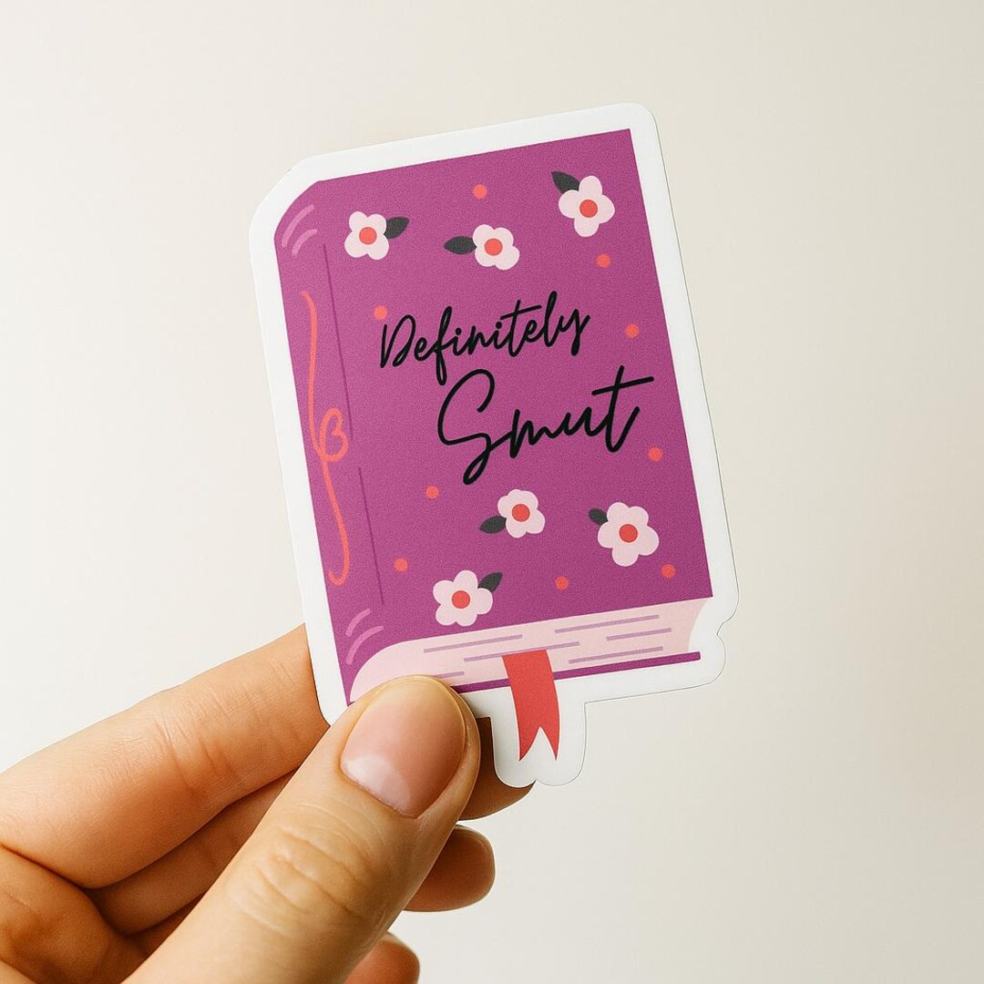 Definitely Smut Vinyl Sticker, Book Lover Gift - Etsy