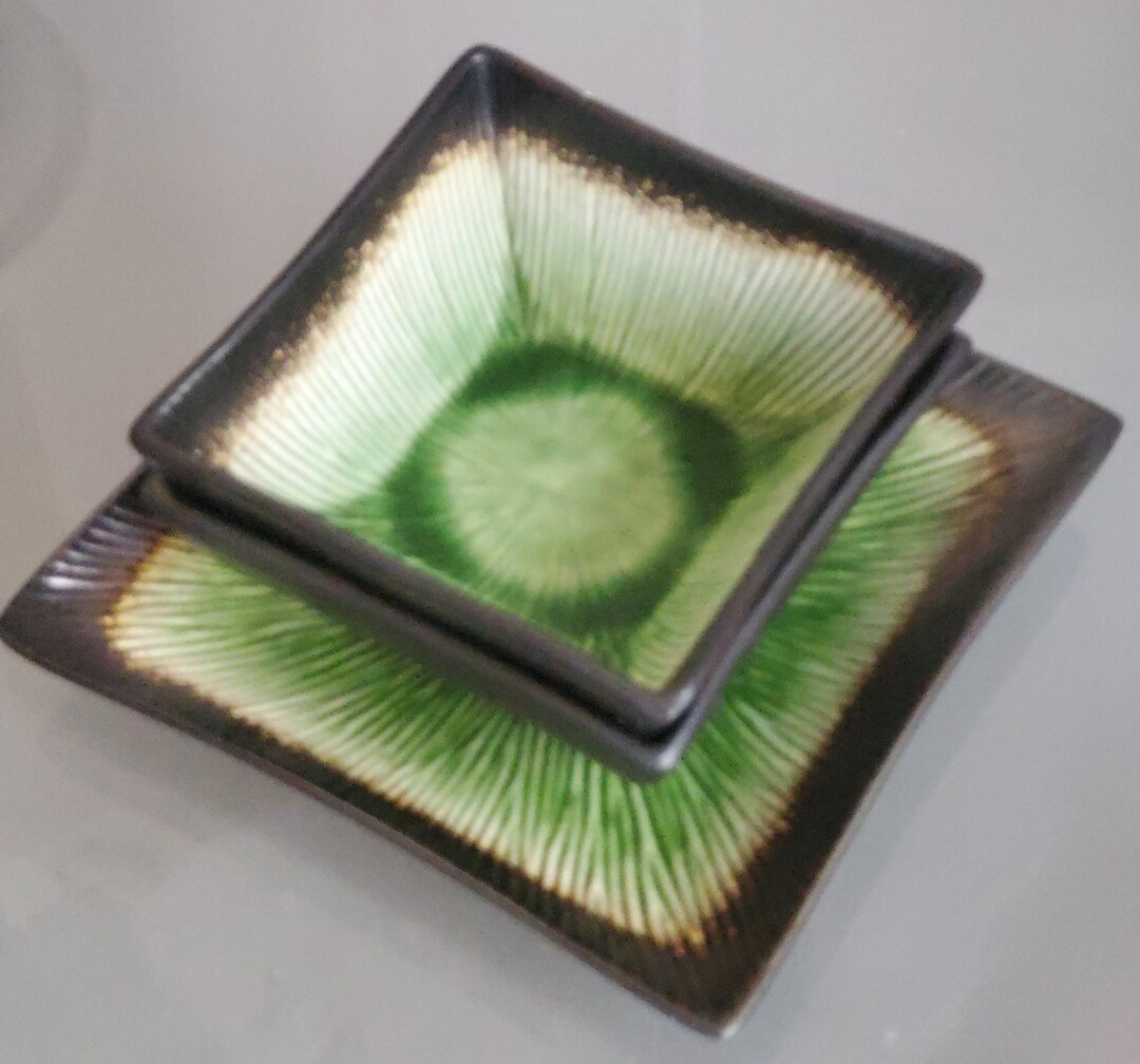 Caldo Freddo Kon Tiki Green Dishware, PRICED PER PIECE, Vintage ...