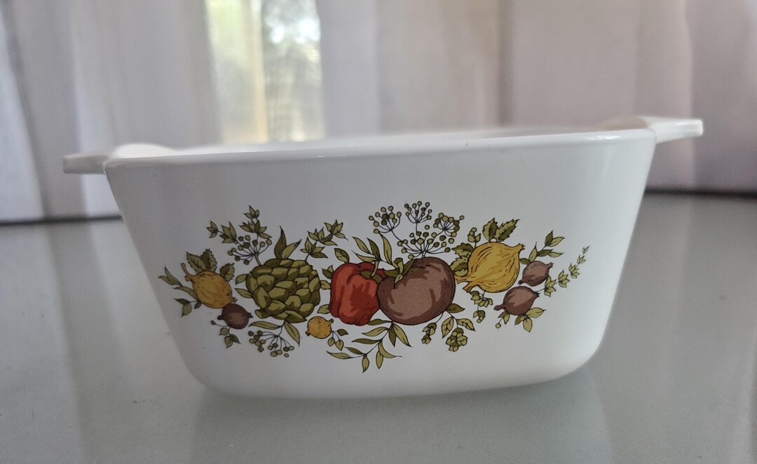 Spice of Life Corning Ware Small Casserole, Vintage Kitchen, No Lid ...