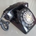 Vintage Black Telephone, Display Piece, Theater Prop, Chunky Funky ...