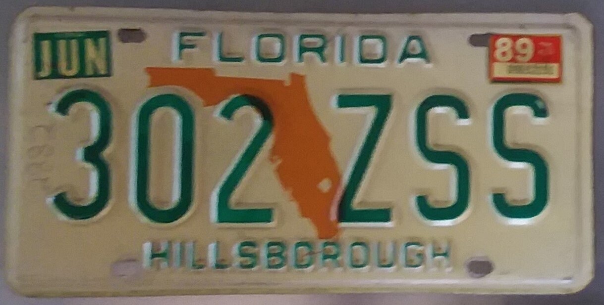 1980's Florida License Plates Price per Plate Vintage - Etsy