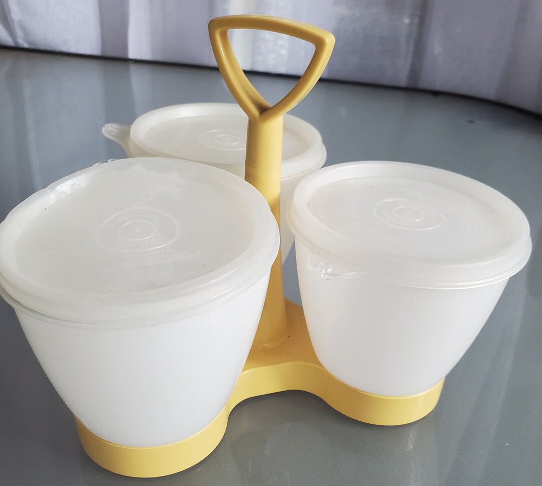 Tupperware Condiment Trio Set, Classic Tupperware, Vintage Kitchen ...