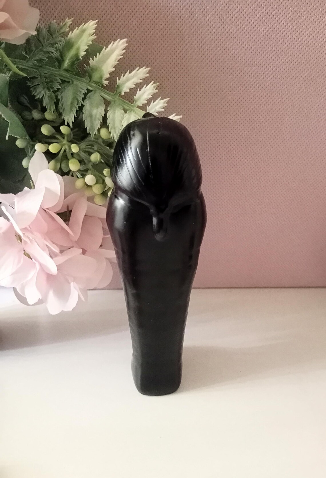 Black Obsidian Sarcophagus • Peaceful Egyptian Crystal • Mystical Decor ...
