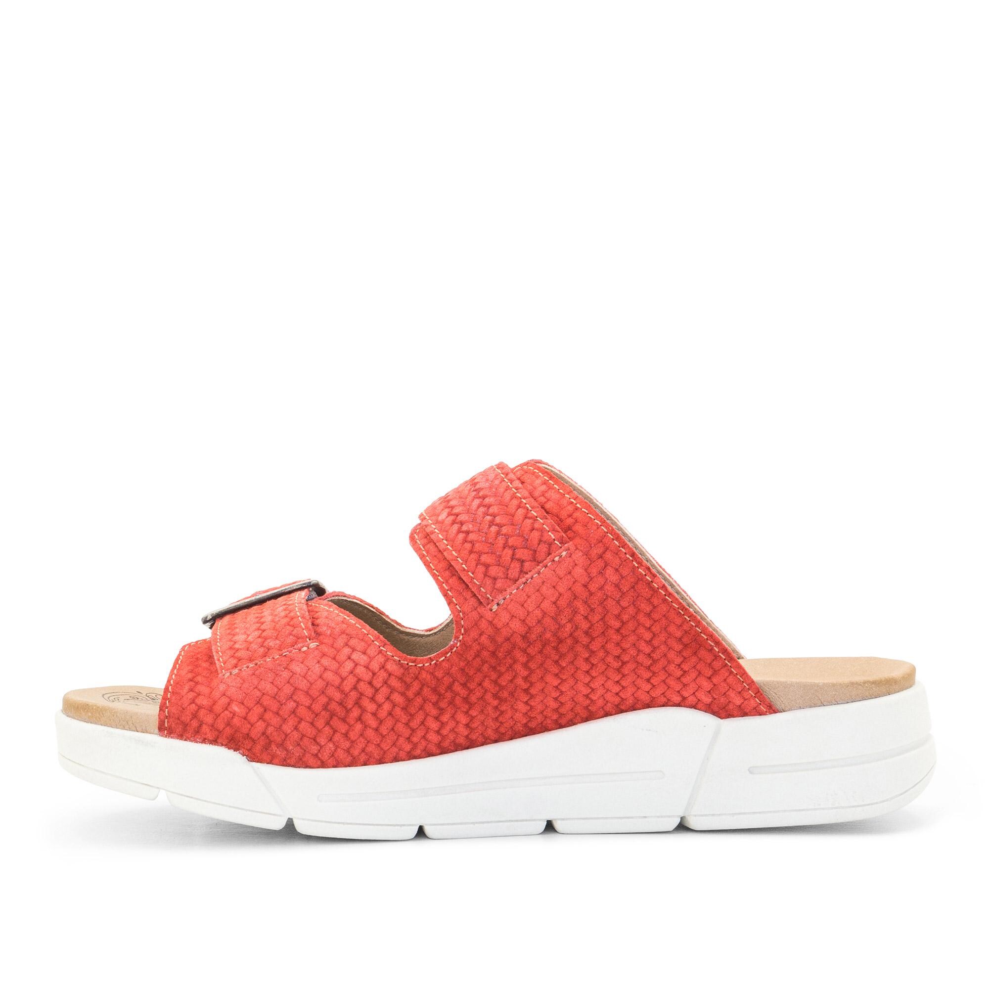 Dromedaris Terry Slip-on Coral Leather Sandal - Etsy