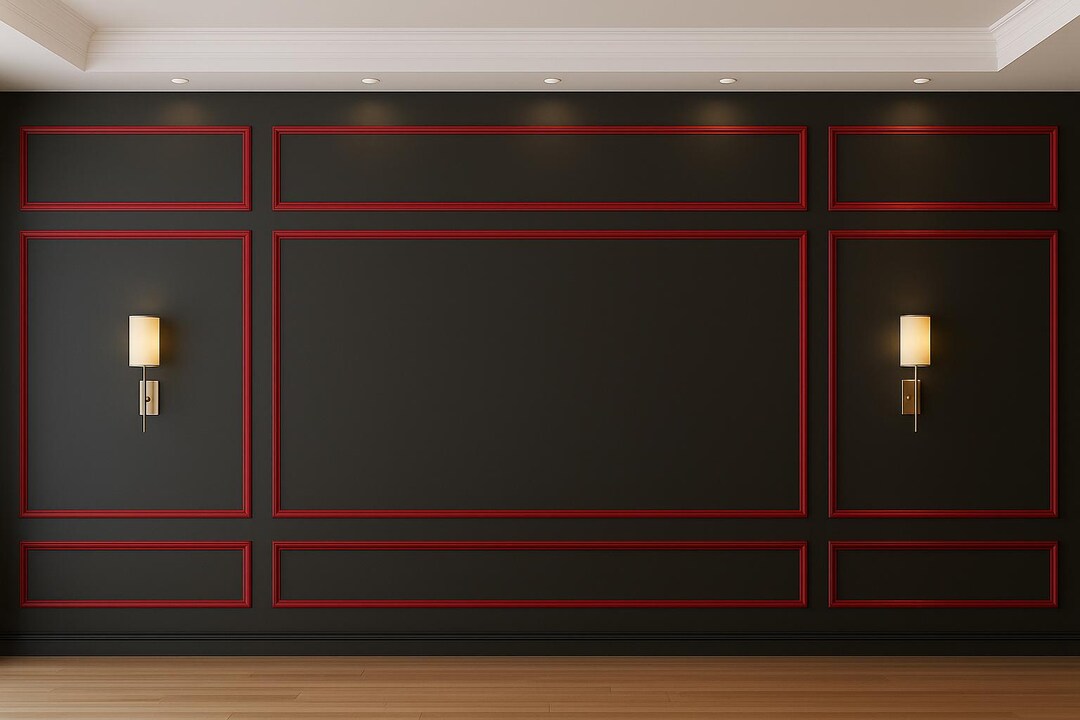 Precut Wall Molding Kit: Easy DIY Decorative Trim Panel Set - Etsy