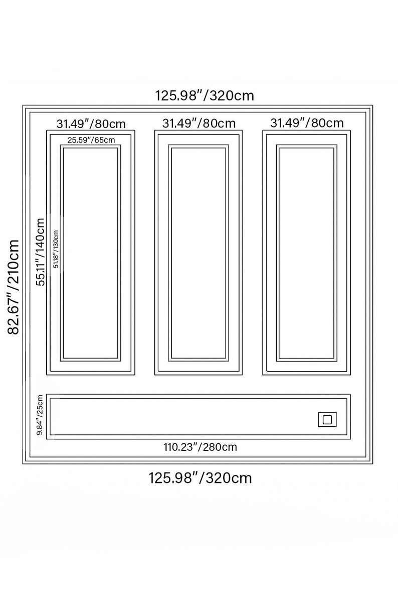 Wall Molding Kit – Easy DIY Precut Wainscoting Panels | Modern Frame ...