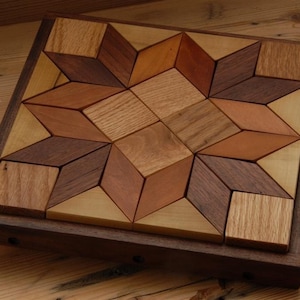 Solid Hardwood Puzzles - Etsy