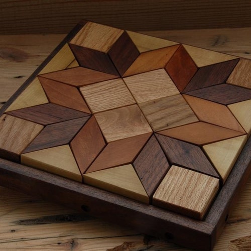 Solid Hardwood Puzzles - Etsy