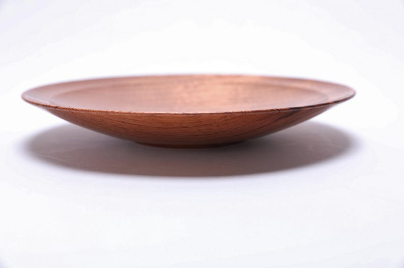 Sapele Shallow Wooden Dish #2689 (8 1/4" X 1 1/4") - Etsy