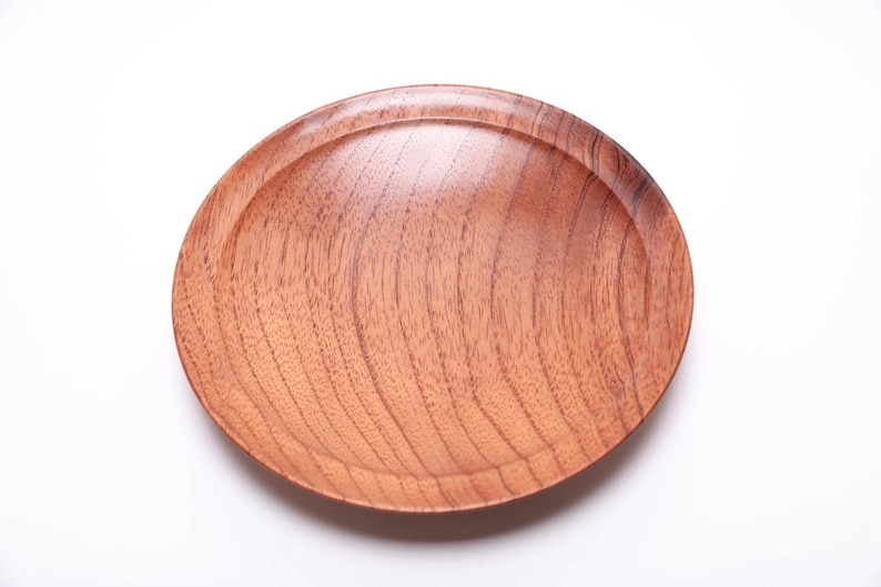 Sapele Shallow Wooden Dish #2689 (8 1/4" X 1 1/4") - Etsy