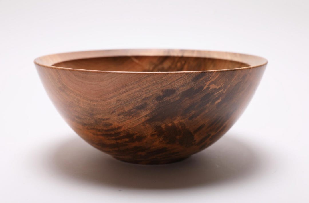 Spalted Sugar Maple Wooden Bowl #2572 9" X 4" - Etsy