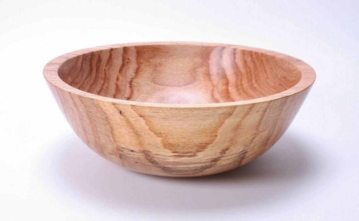 Red Oak Wooden Salad Bowl 1665 11 3/4 X 4 1/8 Red - Etsy