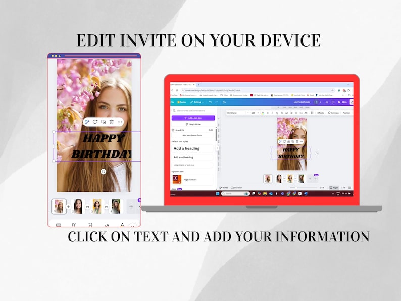 Animated Galentine’s Day Video Invitation, Pink Glam Girls Night Party ...