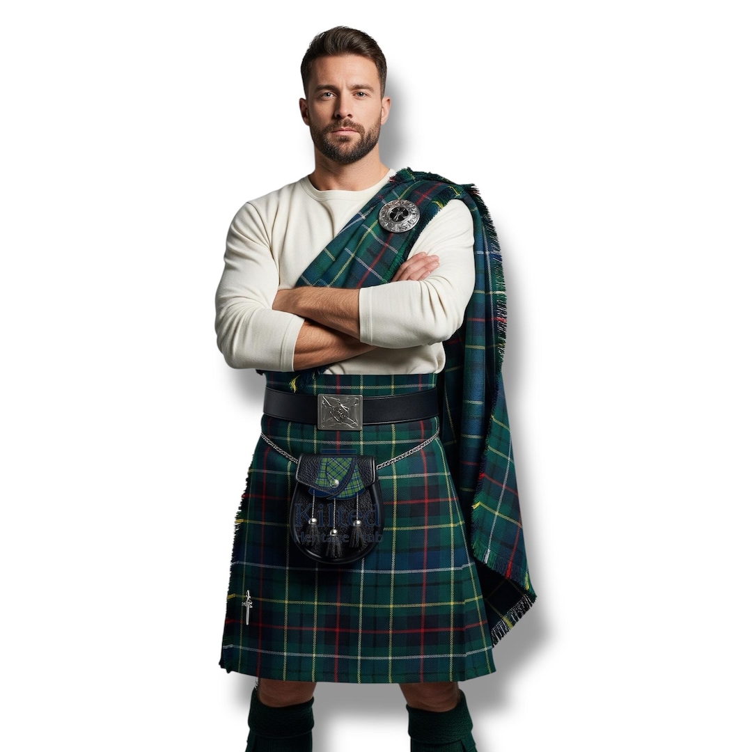 Scottish Men's Handmade 16th Century Great Kilt Highland Vintage Great ...