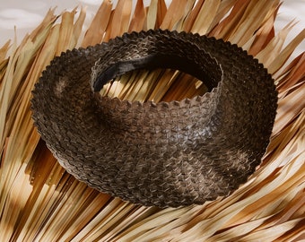 Holiday Papale Sun Hat in Amber - Etsy