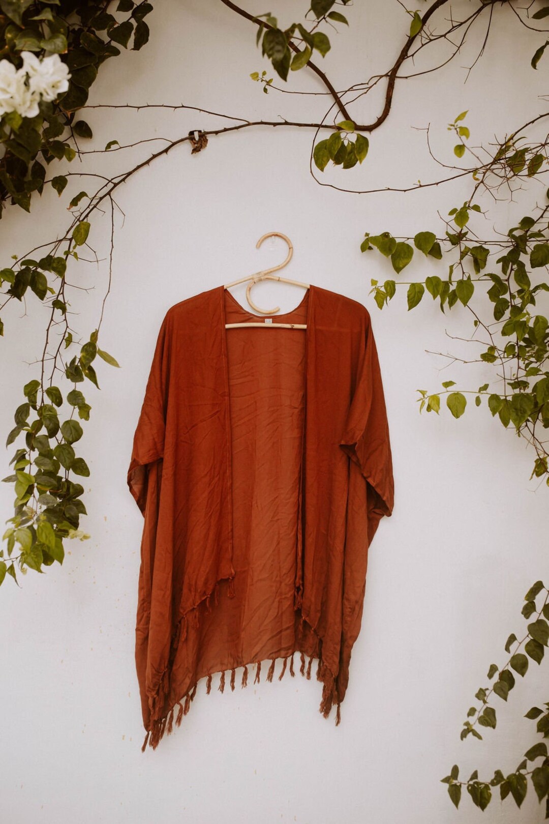 Solid Color Kimono in Terracotta | Womens Clothing, Comfy, Stylish ...